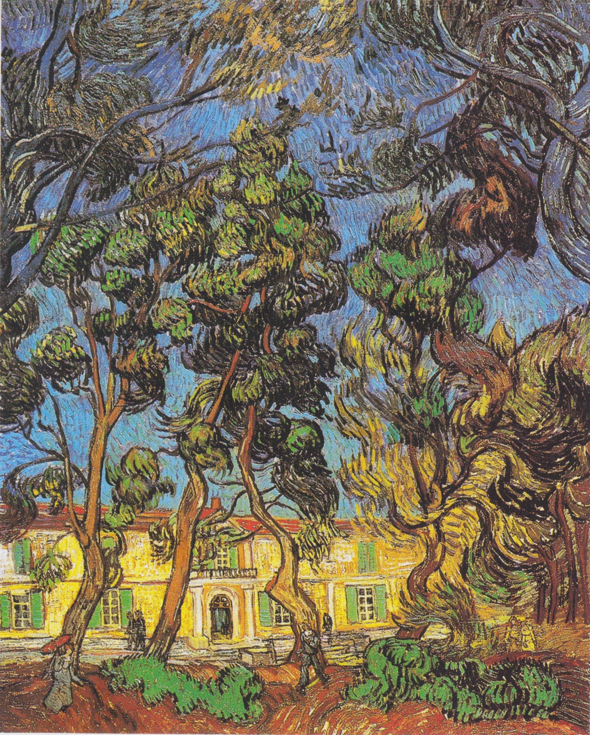Vincent van Gogh - Hospital at Saint-Rémy - SVETSLIK.SI - 100% ročno ...