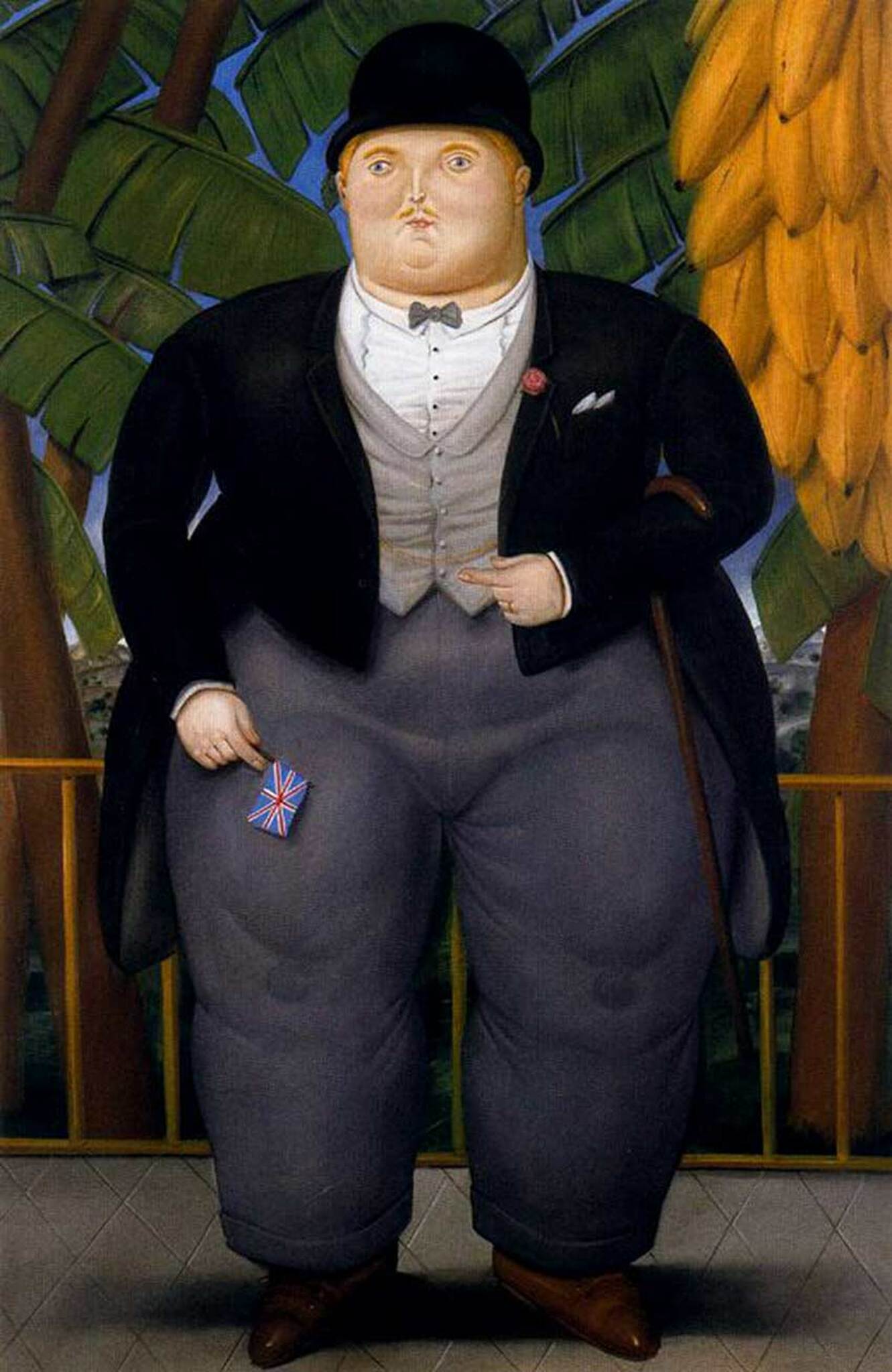 Fernando Botero - The British ambassador - SVETSLIK.SI - 100% hand painted
