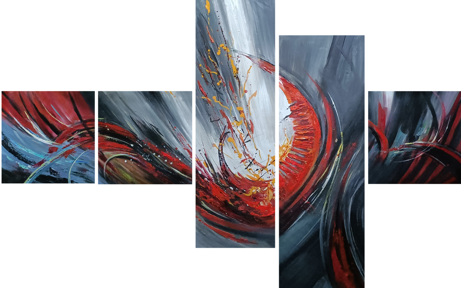 Večdelne slike - Strast 2 - SVETSLIK.SI - 100% ročno naslikano