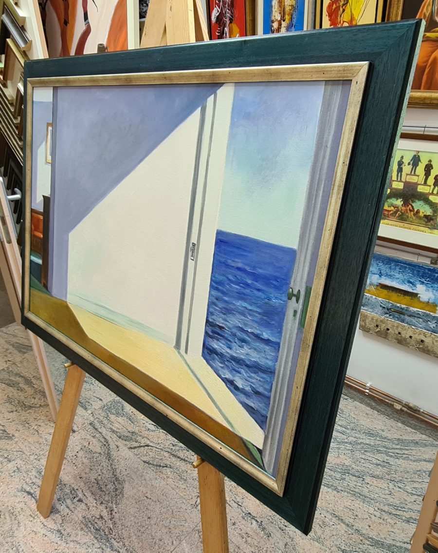 Edward Hopper - Rooms by the sea - SVETSLIK.SI - 100% ročno naslikano